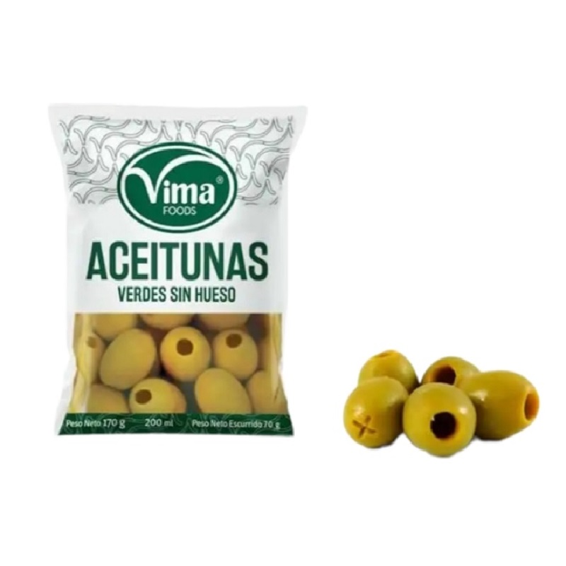 Aceitunas Verdes sin Hueso - Hola America