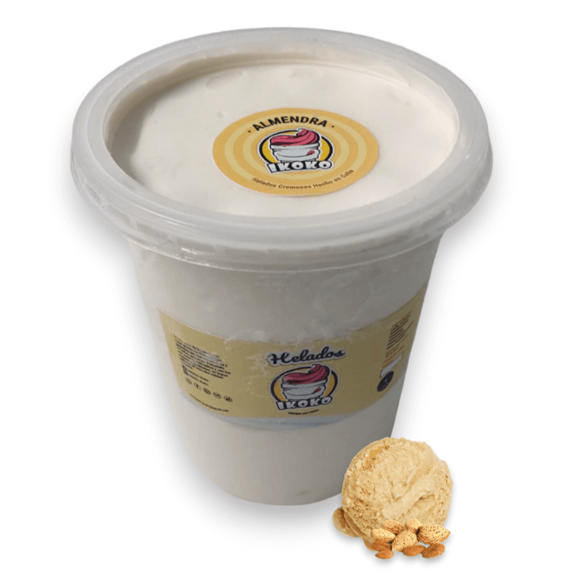 Pote de Helado de Almendra - Hola America