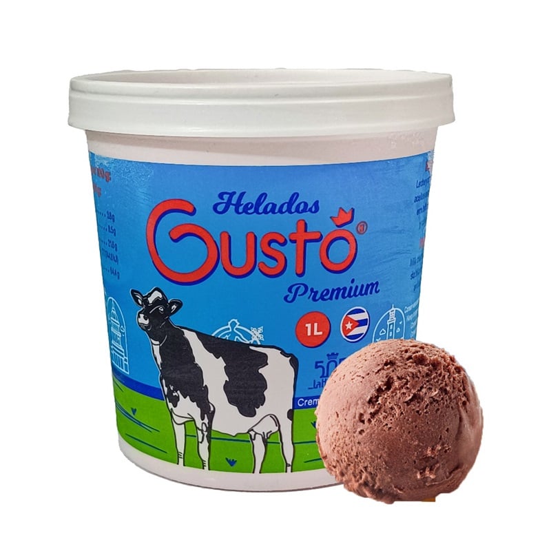Pote de Helado de Chocolate - Hola America