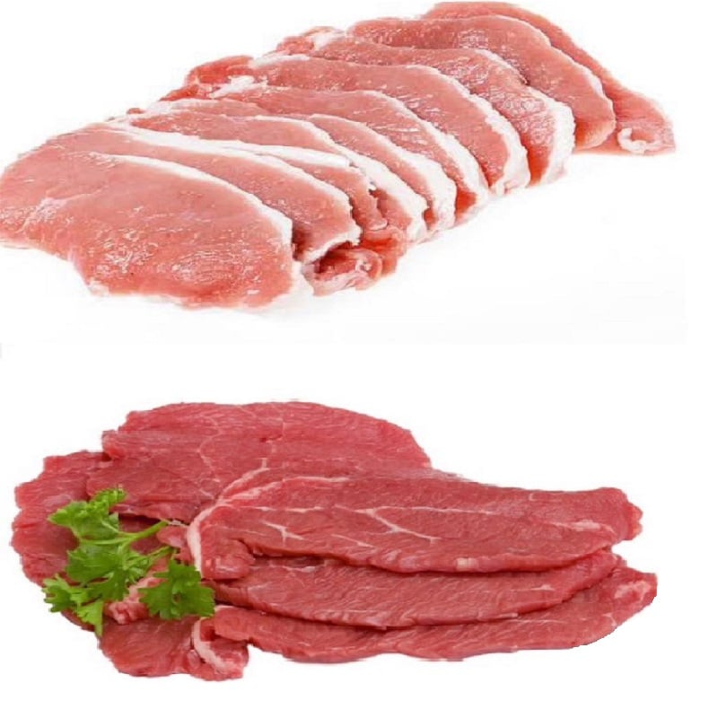 Bistec de Cerdo + Bistec de Res - Hola America