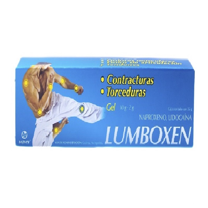 Lumboxen Gel - Naproxeno, Lidocaína - Hola America