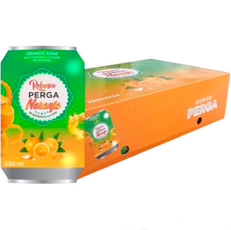 Refresco de Naranja Perga - Hola America