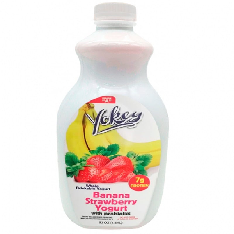 Yogurt Probiótico de Fresa-Platano - Hola America