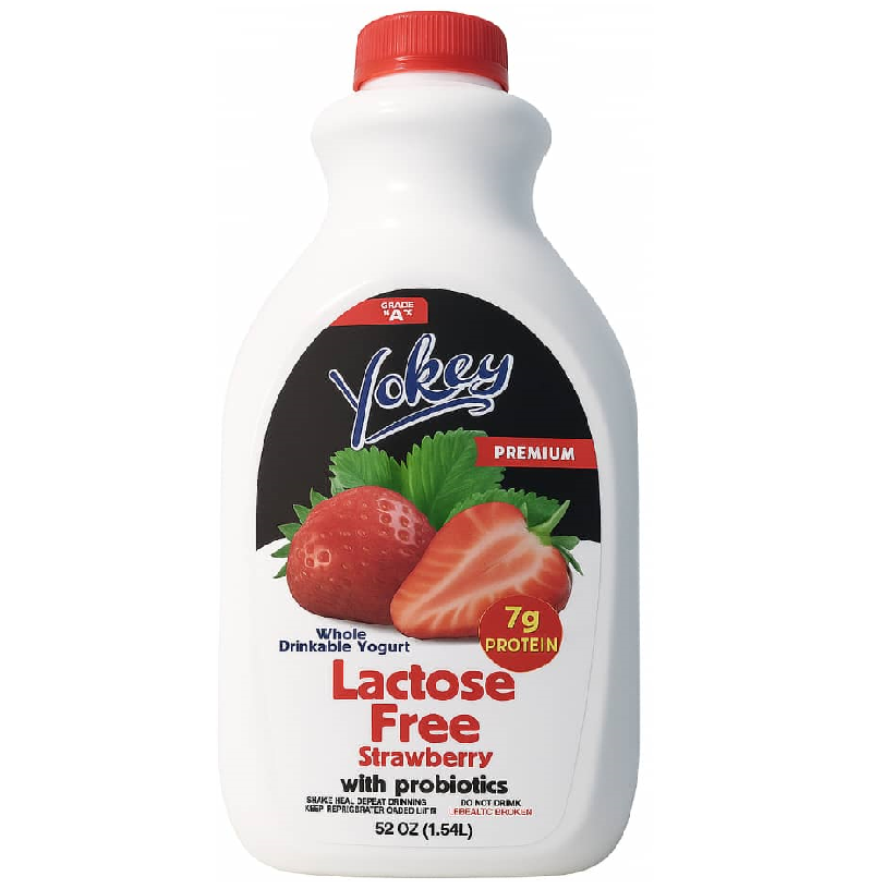 Yogurt Probiótico de Fresa sin Lactosa - Hola America