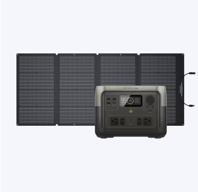 Estación EcoFlow 1000 Watts con Panel Solar - Hola America